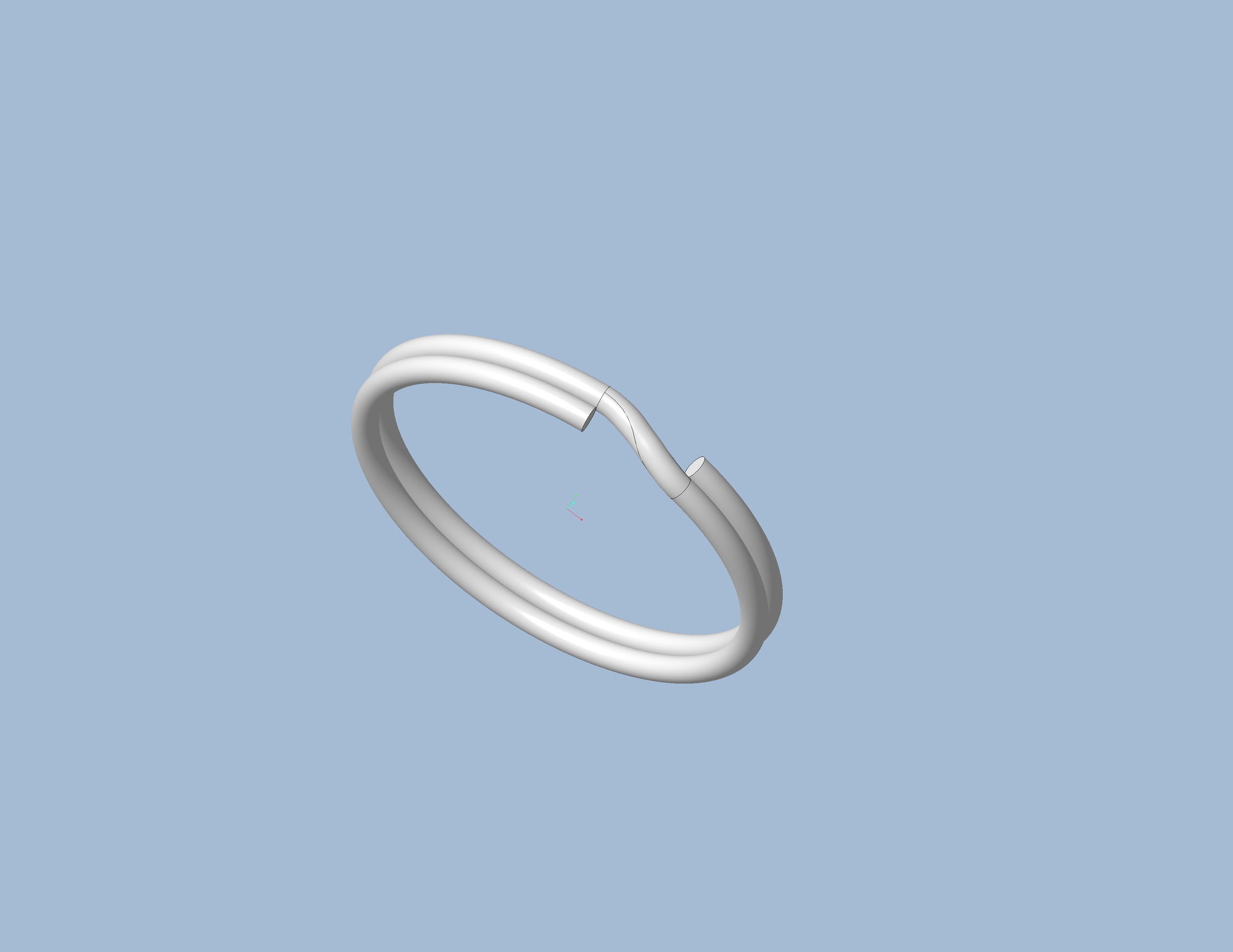 钥匙扣(solidworks源文件)图纸下载-文脉工匠